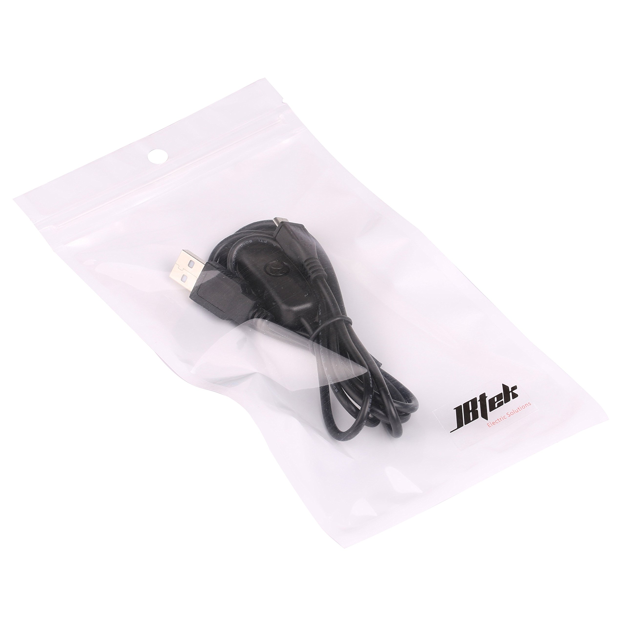 JBtek Raspberry Pi Micro USB Cable with ON/Off Switch - Easy Start/Reboot !