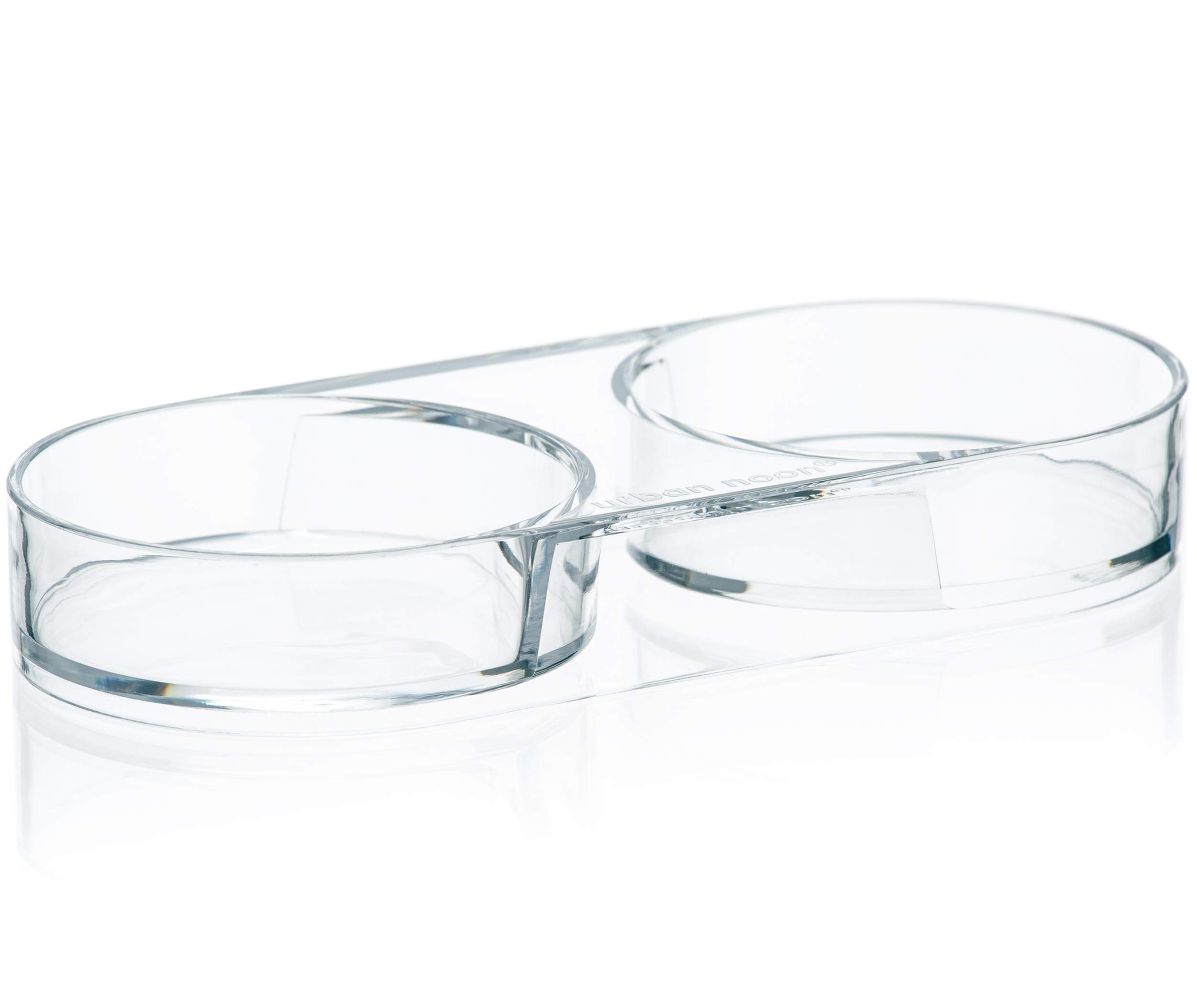 Salt and Pepper Mill Tray - Acrylic Transparent Mill Rest by urban noon - Grinders up to 2.2 inches in diameter