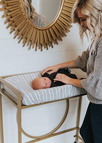Premium Knit Diaper Changing Pad Cover"Midtown" by Copper Pearl