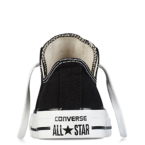 Converse Chuck Taylor All Star Low Top, Black/White, 10.5 Women/8.5 Men