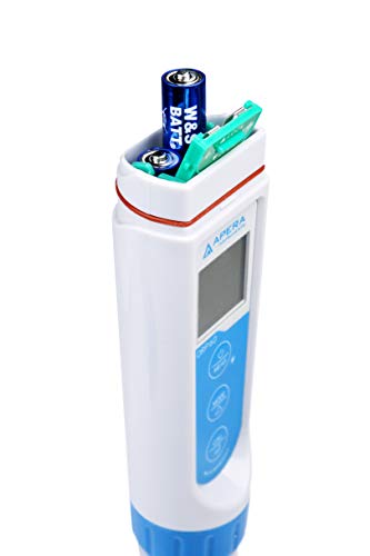 APERA INSTRUMENTS AI316 Premium Series PC60 5-in-1 Waterproof pH/EC (Conductivity) /TDS (ppm) /Salinity (ppt) /Temp. Multi-Parameter Pocket Tester Kit
