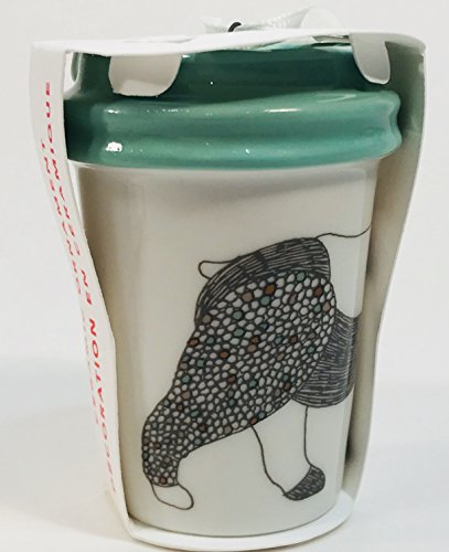 Starbucks 2017 Holiday Cup Ornament Mint Green Bear