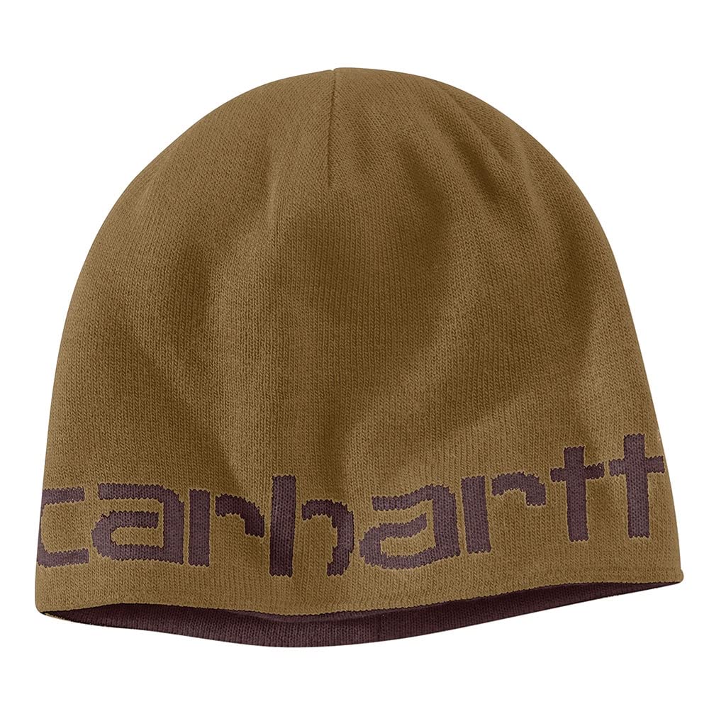 Carhartt Men's Knit Reversible Hat, Dark Cedar, OFA