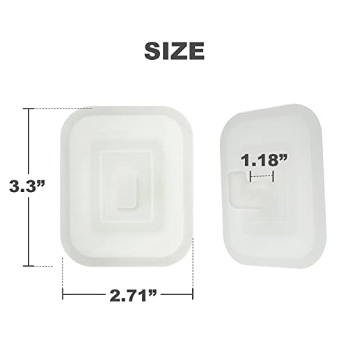 carrotez Silicone Refridgerator Kitchen Multipurpose Hook, Easy Attachable & Easy Removable, Washable Hook for Student, Family, Dorm, Home, Garage - Semitransparent