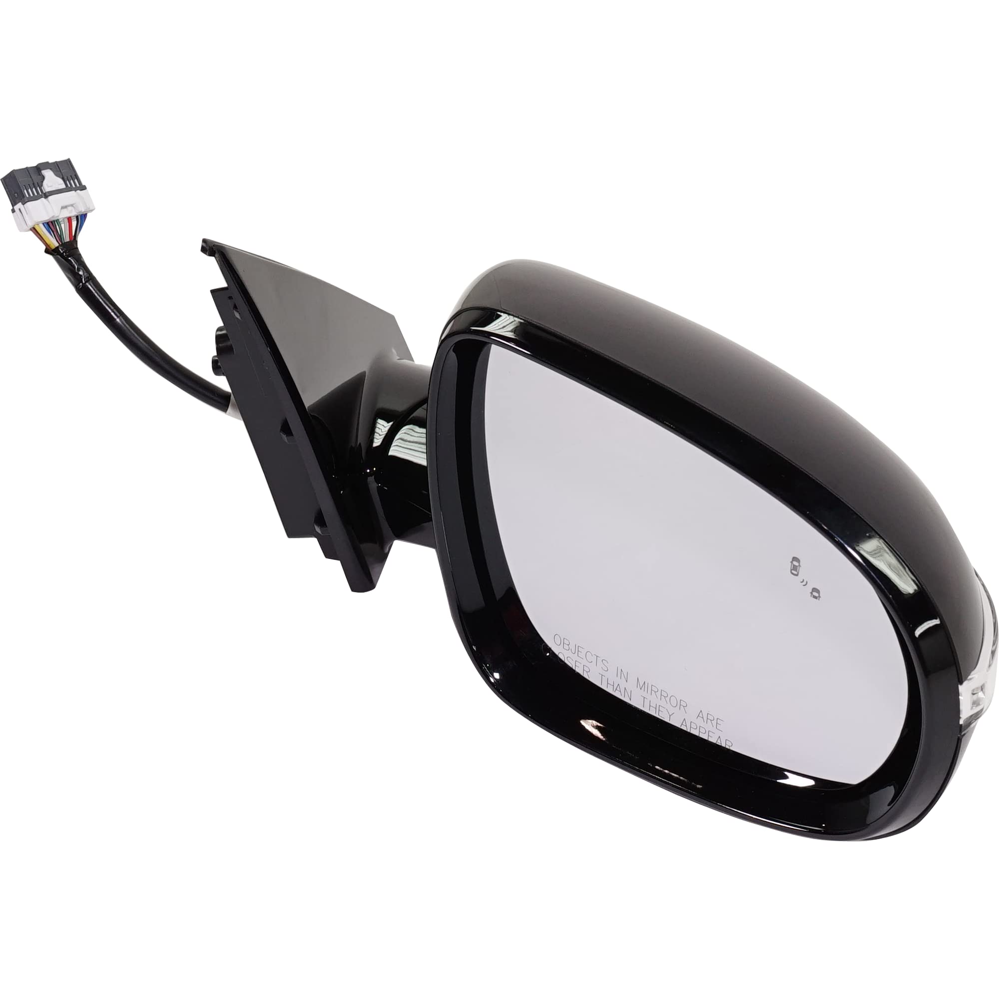 Kool Vue Passenger Side Power Heated Mirror for Kia Sorento 2016-2018 Power Fold With Signal Light, Blind Spot Monitor & Memory Paintable