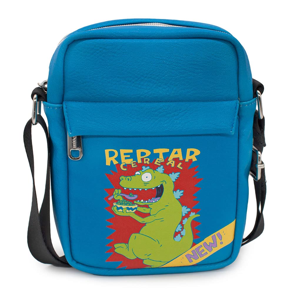 Buckle Down Nickelodeon Bag, Cross Body, Rugrats, Reptar Cereal, Vegan Leather