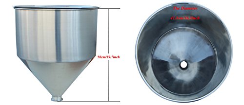 INTSUPERMAI 50L Fillng Machine Hopper for Filling Machine 5-5000ml