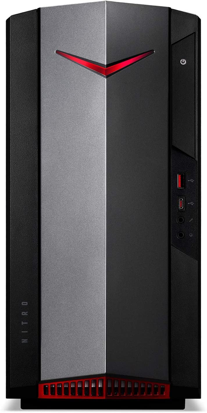 acer Nitro N50 Gaming Desktop 2022, 6-Core Intel Core i5-11400F, GeForce GTX 1650, 32GB DDR4 RAM, 1TB NVMe SSD, Intel Wi-Fi 6 AX201, Keyboard, Mouse
