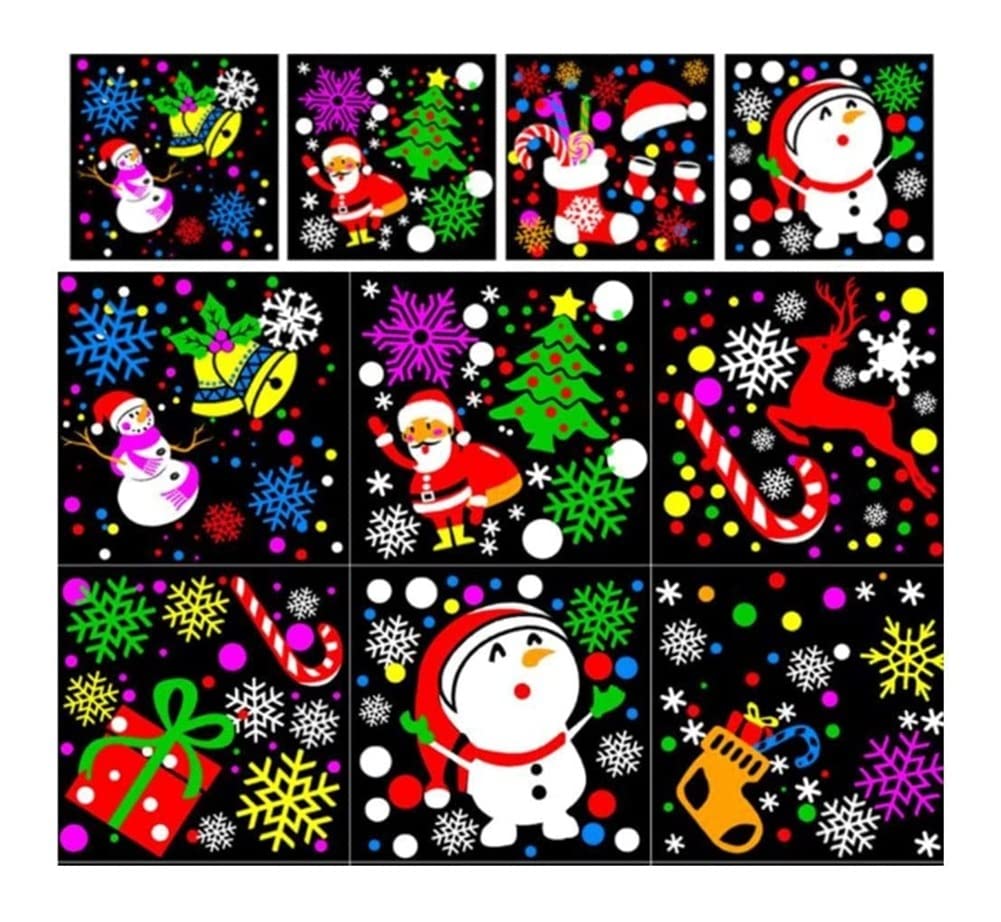 Lovedfgh Christmas Snowflake Lights 16 Patterns Christmas LED Snowflake Projector Light, Projection Outdoor Light Home Garden Party Decor Party Garden Decorations 11.1