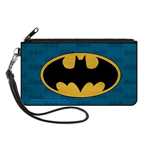 Buckle-Down Women's Standard Zip Wallet Batman Small, 6.5" x 3.5"