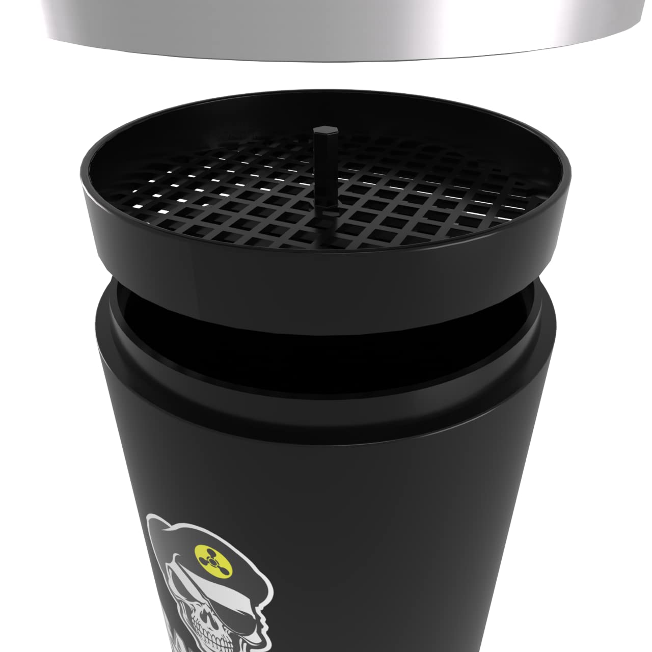 Battle Shakers Bomb & Mortar Bundle | Military Themed Shaker Bottles | Leak-Proof Protein Cups with Storage Compartment | Mix Protein Powders & More | Durable & Dishwasher Safe | 20 Oz