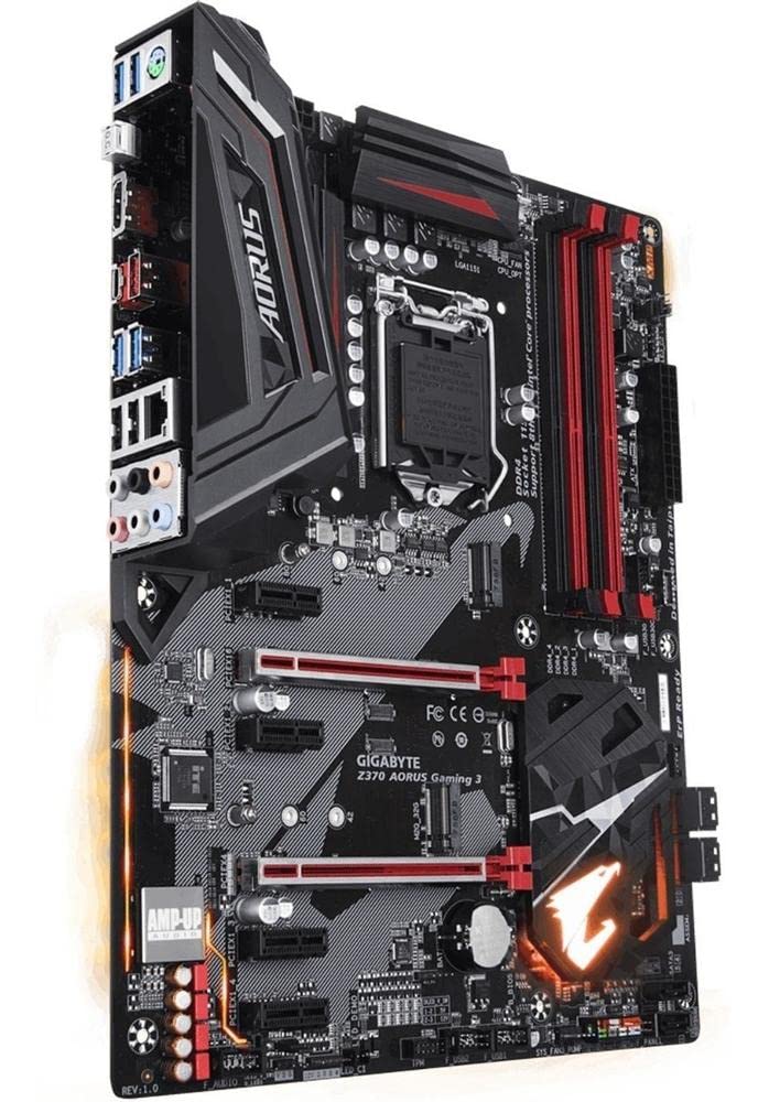 Gigabyte Z370 AORUS Gaming 3 Intel LGA1151/ATX/2xM.2/Front USB 3.1/RGB Fusion/Fan Stop/CrossFire Motherboards