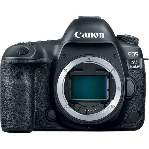Canon EOS 5D Mark IV DSLR Camera with 24-105mm f/4L II Lens Kit + 75-300 III Lens + 256GB Sandisk Memory, TTL Speedlight Flash, Power Grip + Special Software Package Bundle