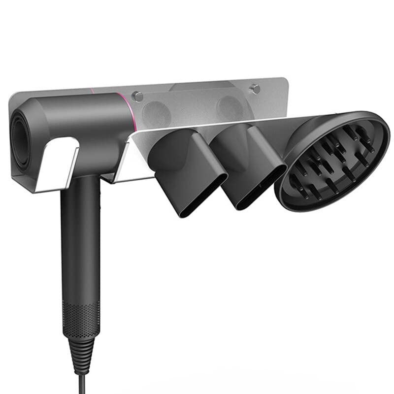 BIENKA Hair Dryer Wall Mount Holder Aluminum Alloy Bracket Holder for Dyson Supersonic Hair Dryer