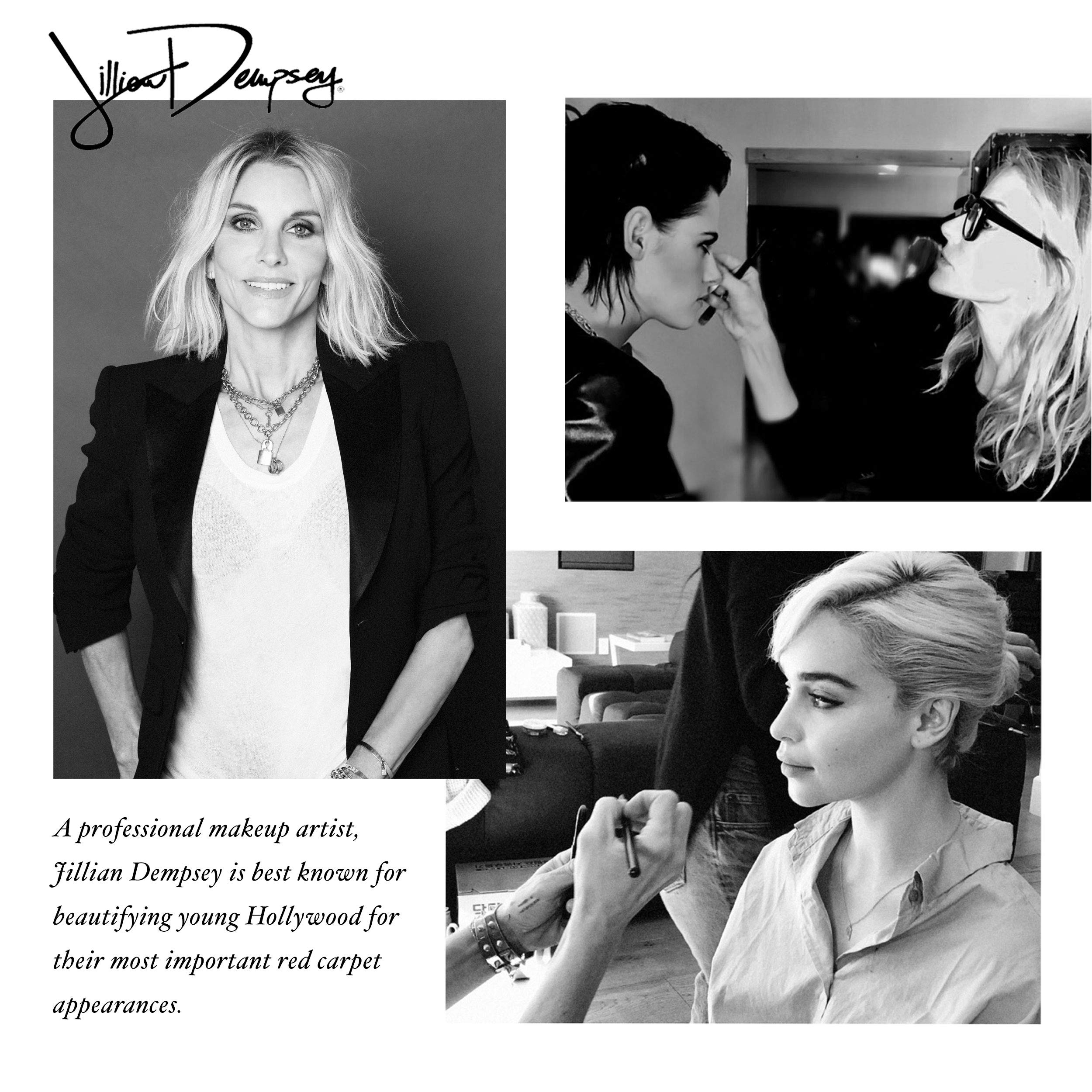 Jillian Dempsey Khôl Eyeliner | Waterproof Eyeliner Pencil with Built-in Smudger | Long-Lasting Intense Color I Black Sapphire