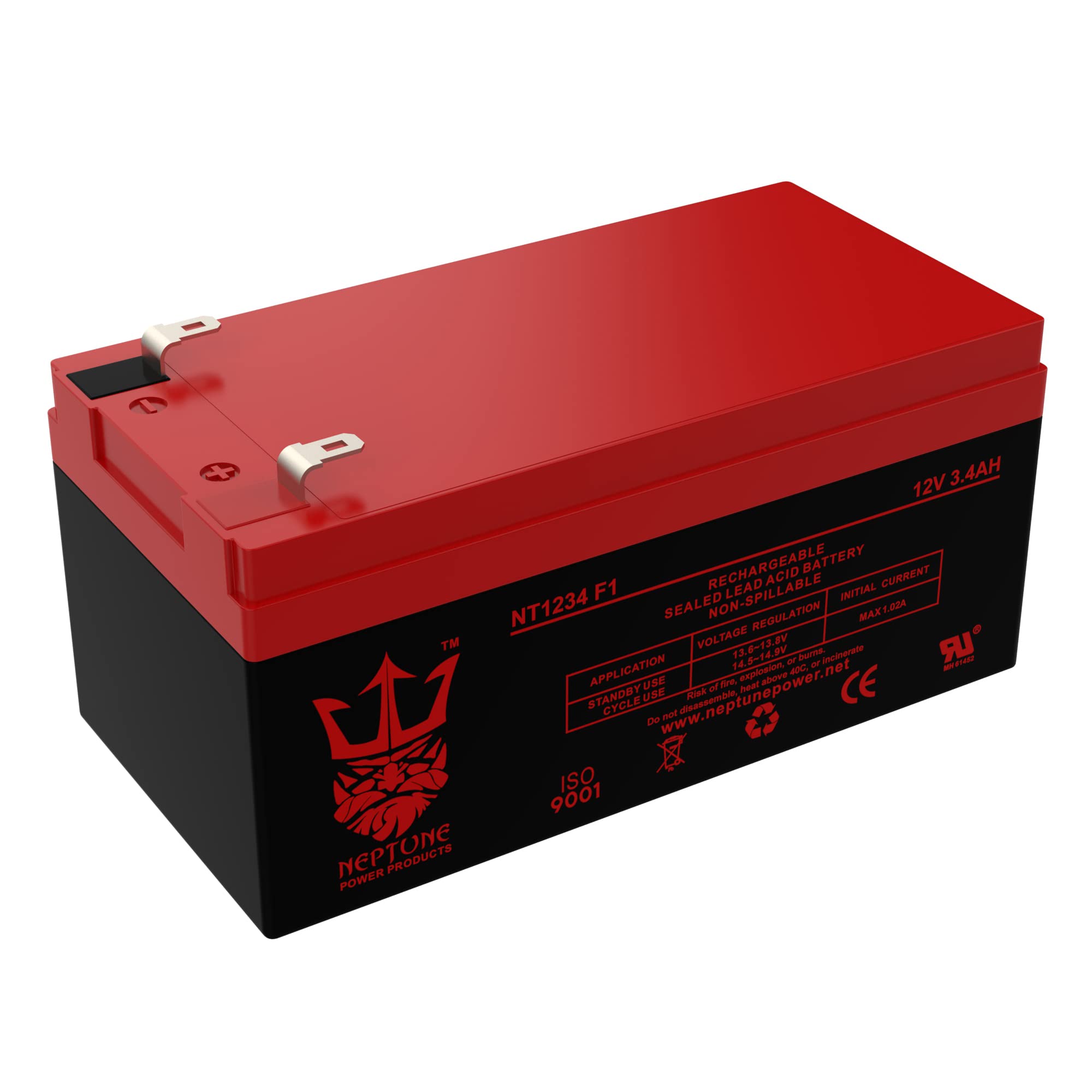 Neptune 12V 3.4Ah Replacement Battery for UB1234