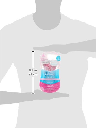 Gillette Venus Sensitive Women's Disposable Razors - 6 Pack
