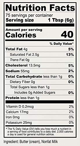 Anthony's Premium Butter Powder, 1 lb, Gluten Free, Non GMO, Made in USA, Keto Friendly, Hormone Free