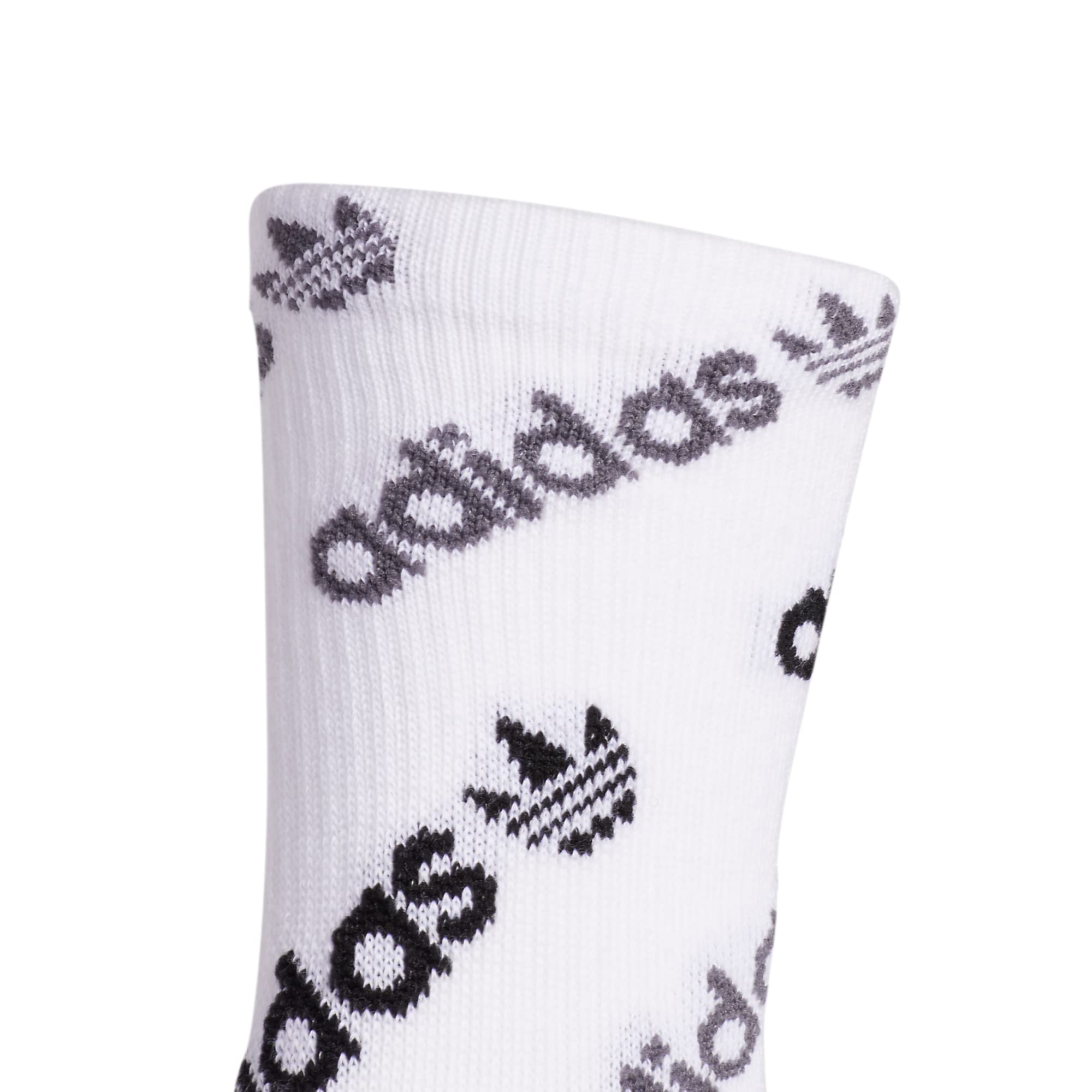adidas Originals Boys' Youth Originals Mixed 6-Pack Crew, White/Black/Team Royal Blue, Large