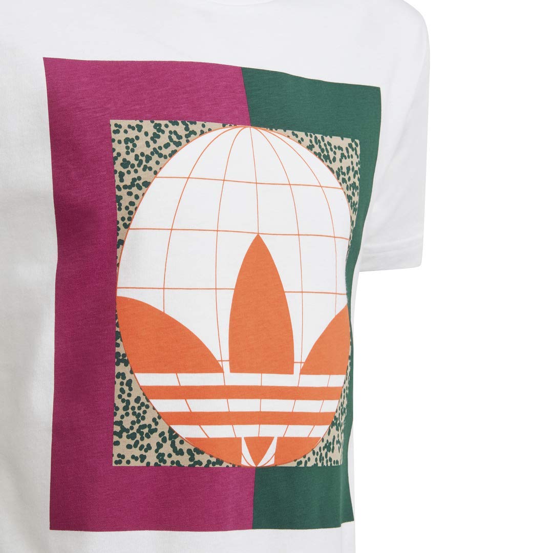adidas Originals unisex-youth Graphic Tee Haze Coral X-Large