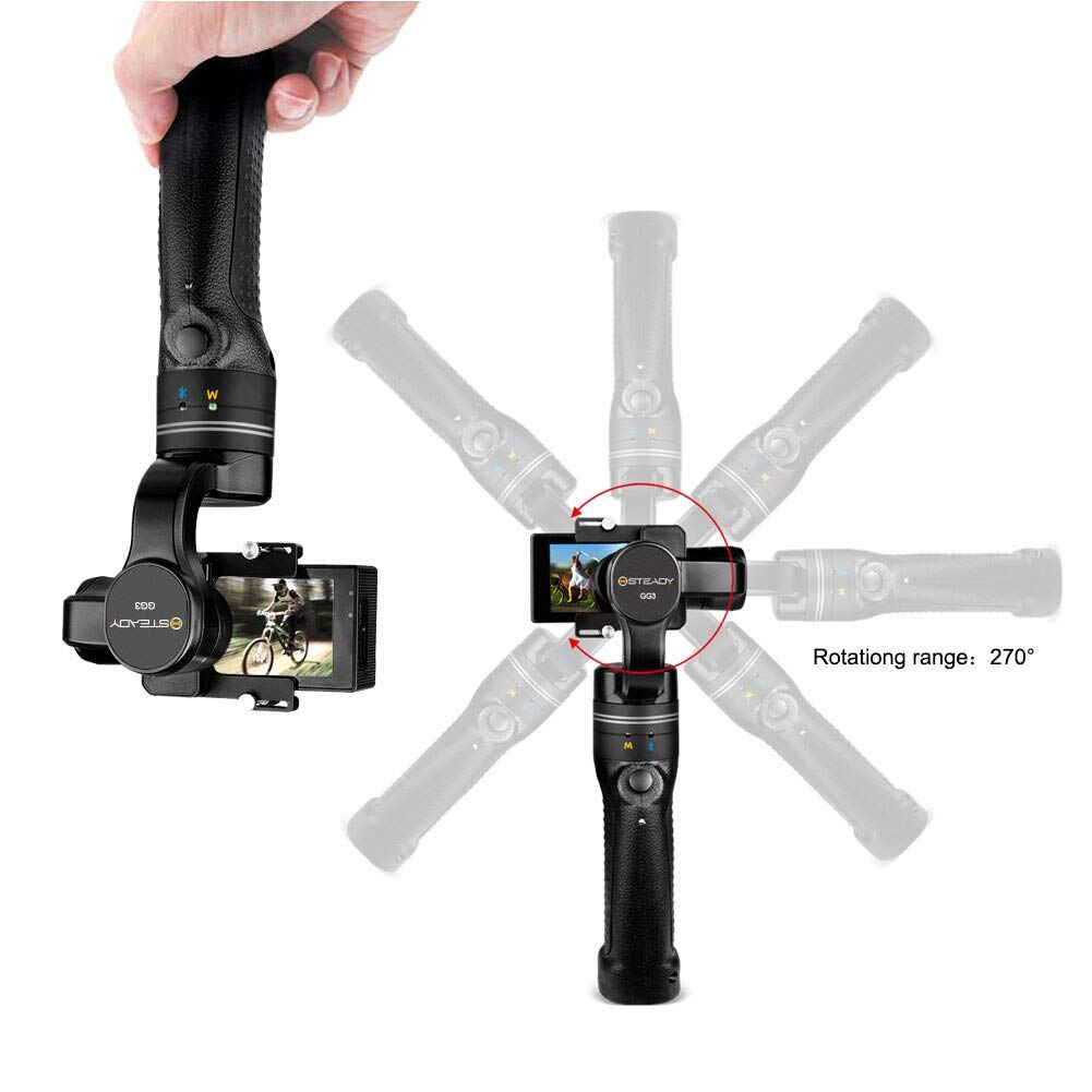 Anti Shake Flexible Outdoor Holder Action Camera Accessories Rechargeable Handheld Gimbal Stabilizer Portable for