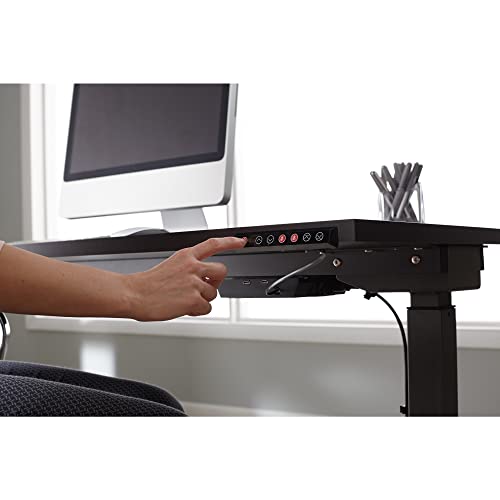 RealspaceĀ® Magellan Performance Electric Height-Adjustable Standing Desk, 60" W, Espresso