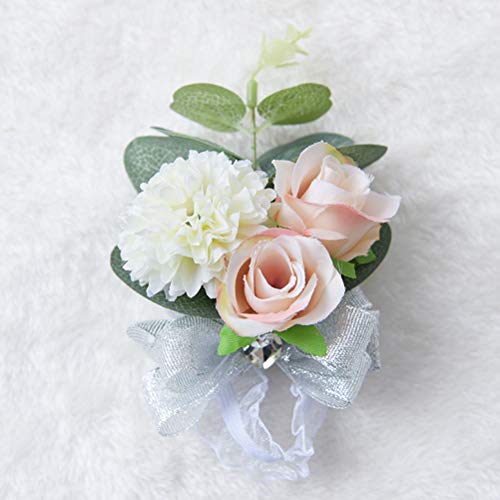 Elifemona Prom Corsage Wristlet Wrist Corsage Wedding Flower Corsage for Wedding Wristband