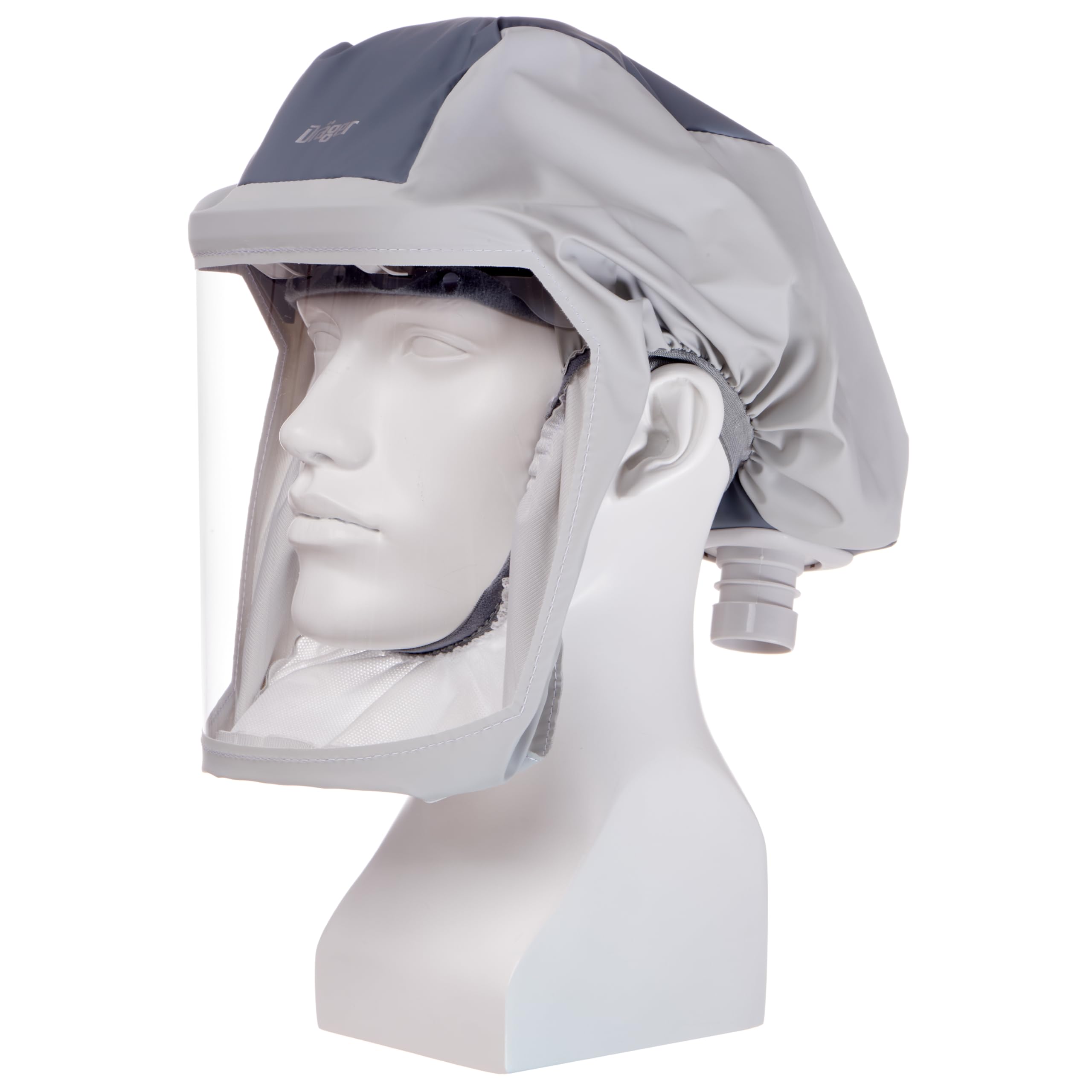 Dräger Premium Hood for X-plore 8500, Short Hood | Reusable Safety Hood for Powered Air-Purifying Respirator (PAPR), Size L/XL