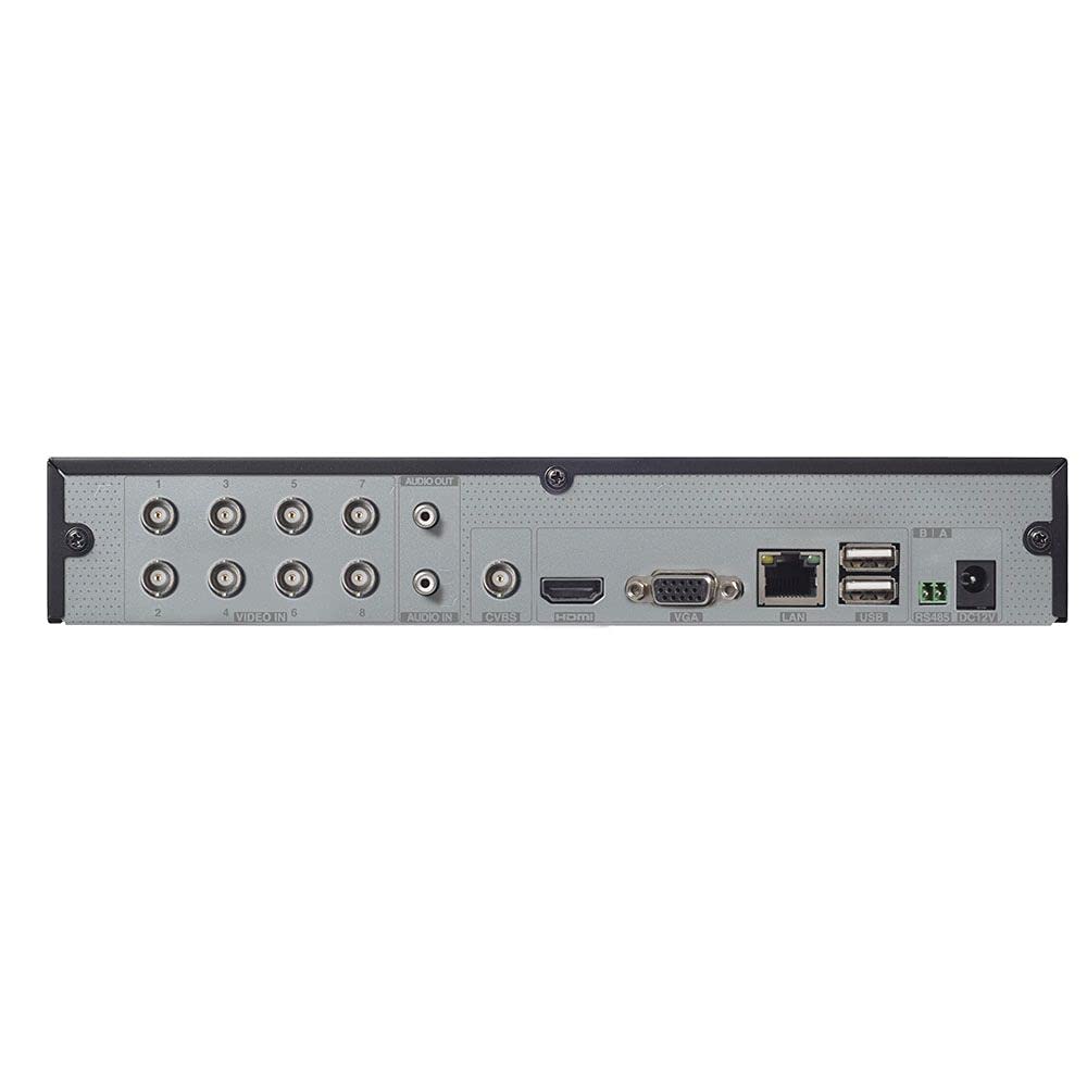 HDView 12CH Smart Analytics Security Up to 5MP DVR/NVR: 8 Channel (TVI/AHD/CVI/960H) Coax Cameras and Up to 12 Channel IP Cameras, Surge Protection Control over Coax Commercial Grade
