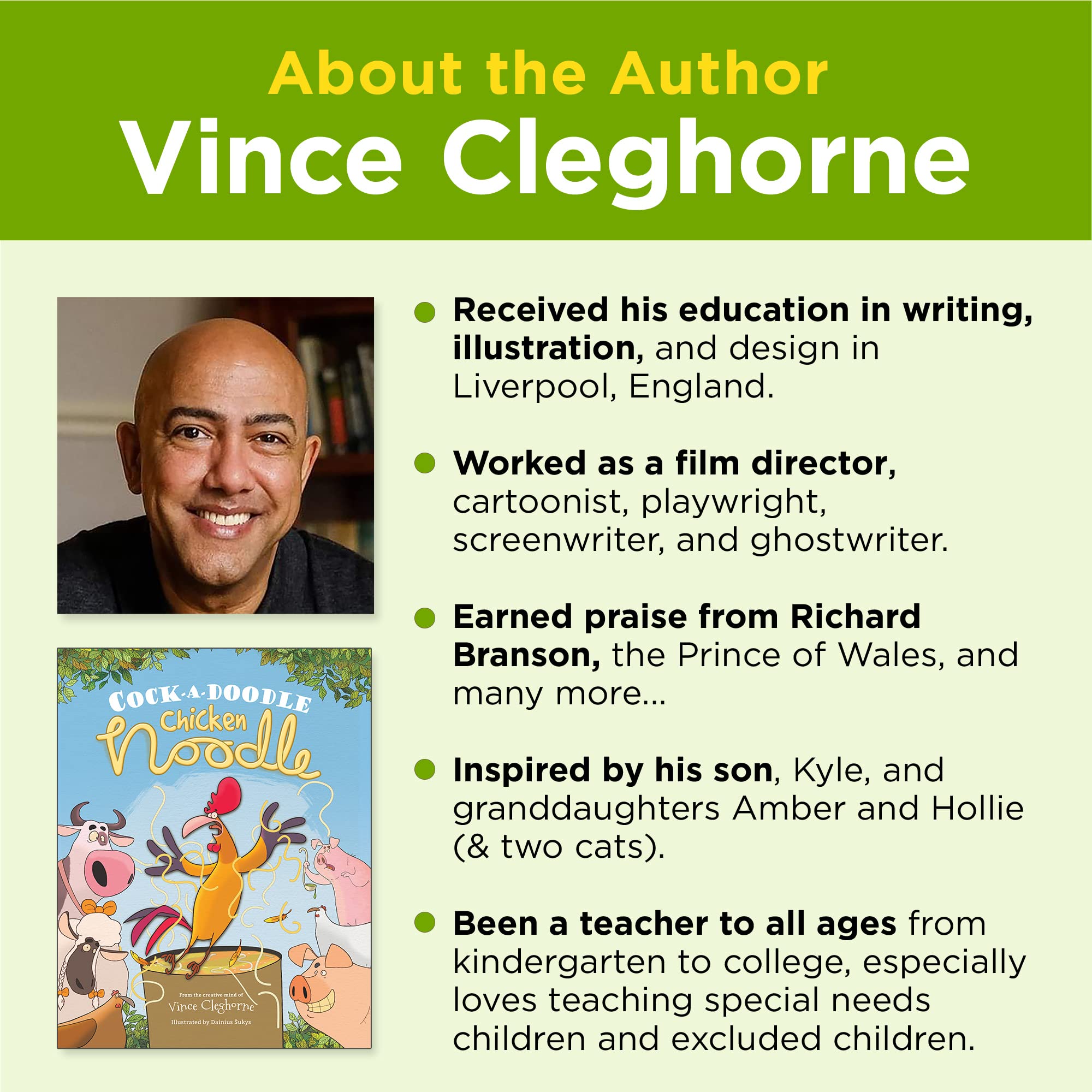 Cock-a-Doodle Chicken Noodle - Childrenās Book for Ages 4-9, A Barnyard Adventure about Learning to Have Kindness and Self-Compassion for Others, Standing Up to Bullying, & Developing Humility