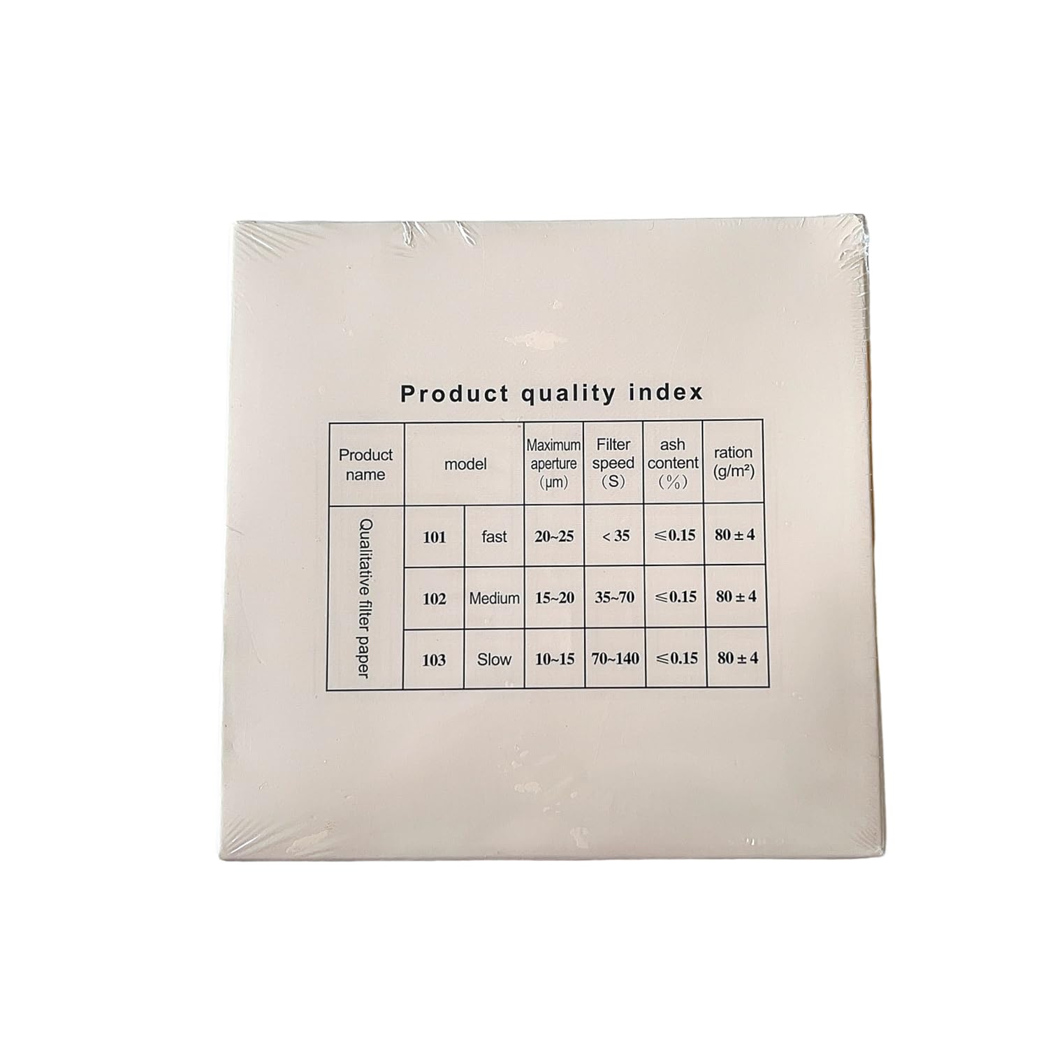 Deschem 110mm 20-25μm Qualitative Filter Paper OD=11cm Fast Speed 100 Piece/Lot