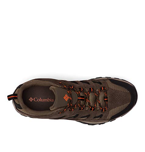 Columbia Mens Crestwood Hiking Shoe, Camo Brown/Heatwave, 12 Wide US