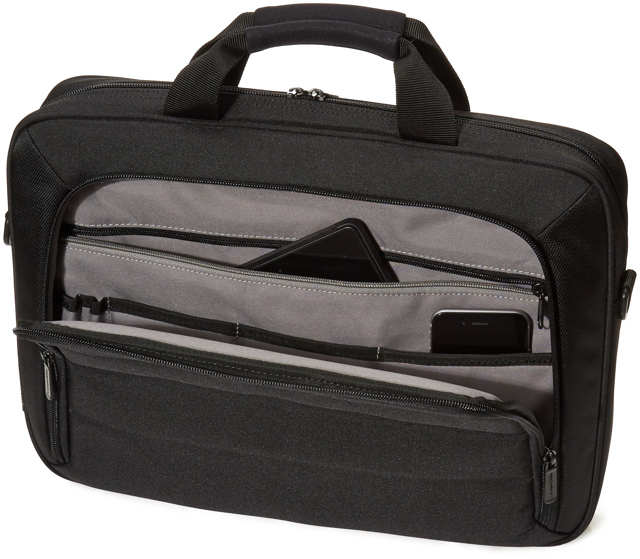 Amazon Basics 15.6 Inch Laptop and Tablet Case, Black, 5-Pack