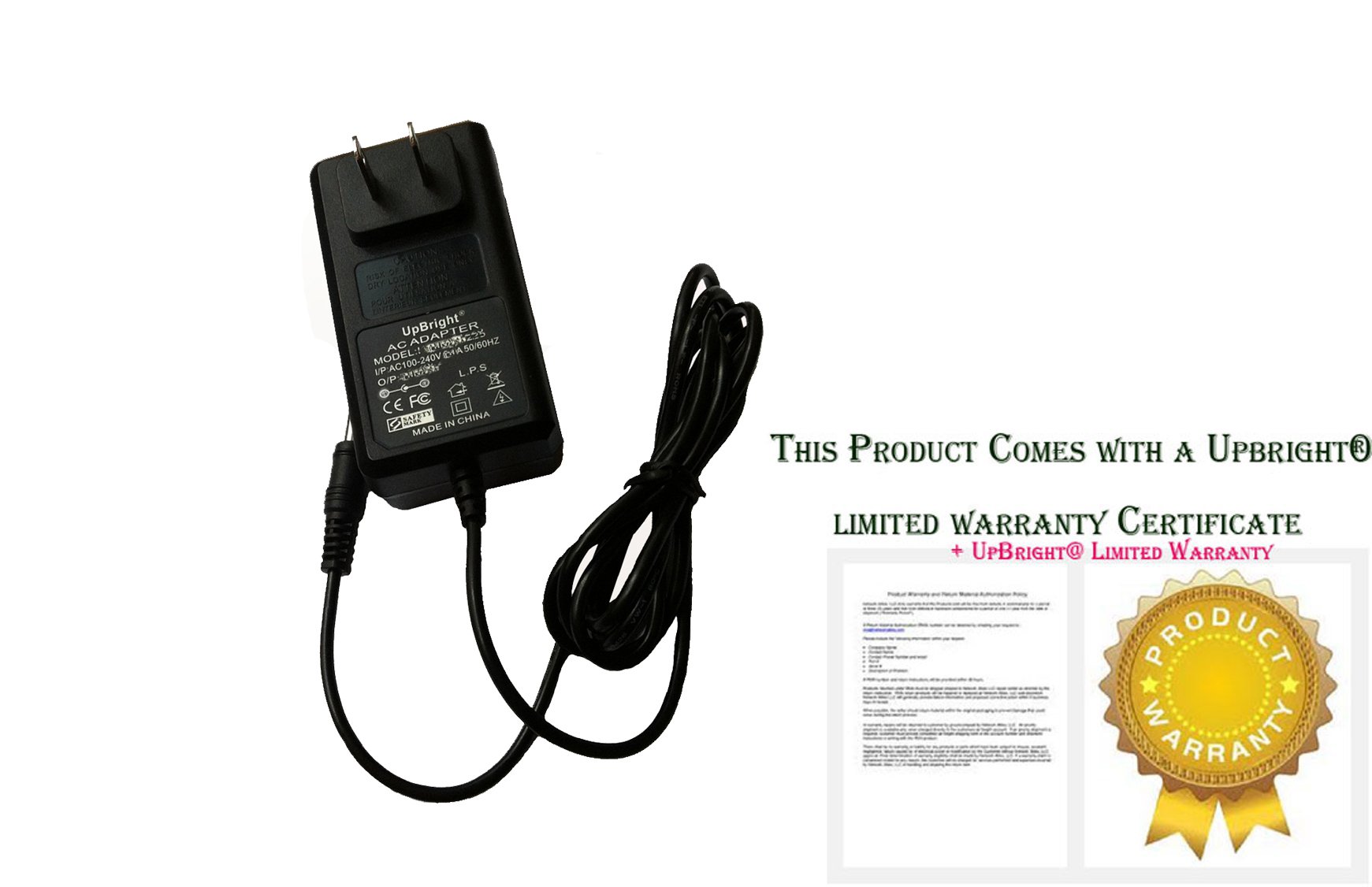 UpBright 12.5V AC/DC Adapter Compatible with Sony SRX5 SRSX5 SRS-X5/BLK RED SRS-X5KIT SRS-BTX300 SRSBTX300/WHT Personal Audio System Bluetooth Wireless Wi-Fi Speaker DC12.5V 2.5A Power Supply Charger