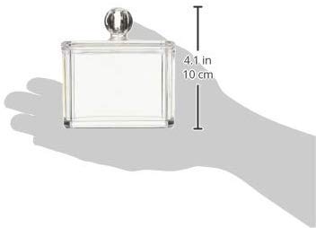 PuTwo Makeup Organizer Bathroom Storage Cotton Buds Dispenzer Cotton Swabs Holder with Lid - Square