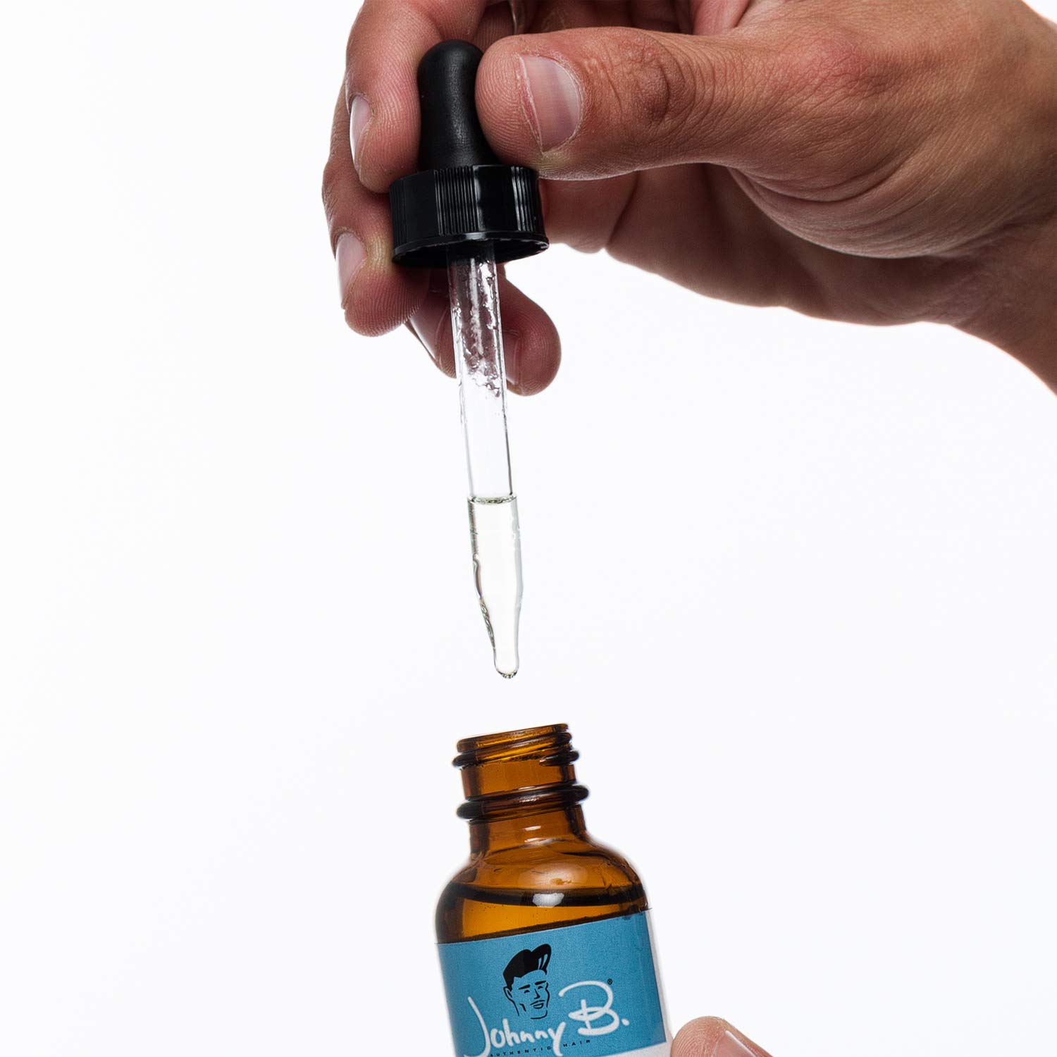 JOHNNY B. Beard Oil, Natural Ingredients, Softens and Moisturizes Facial Hair 1 oz.