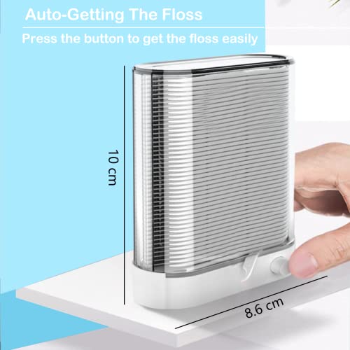 Dental Floss Holder 2 Boxes, Automatic Pop Up Flossers Dispenser, Tasteless Flosser, Hygienic Neat,Total 176PCS Professional Teeth Clean Flossers,Suitable for Home and Office