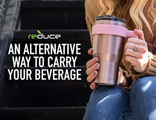 Reduce Cold 1 Handle for 30-34oz Stainless Steel Tumblers - Turn Your Tumbler into a Travel Mug - Ideal for On-The-Go Drinking - Dishwasher Safe, BPA Free - Designed for Reduce Drinkware Only