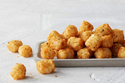 Alexia Crispy Seasoned Potato Puffs Roasted Garlic and Cracked Black Pepper, 19 oz (Frozen)