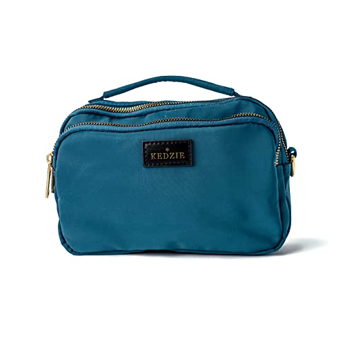 KEDZIE Coast to Coast Crossbody Bag for Women Shoulder Purse Messenger Wallet Lightweight Bag - Teal