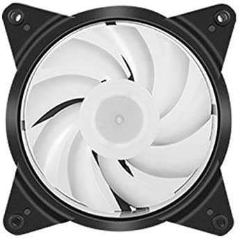 upHere 5V 6-Pack 120mm Silent PWM Intelligent Control 5V Addressable RGB Fan Motherboard Sync, Adjustable Colorful Fans with Controller T7SYC7-6