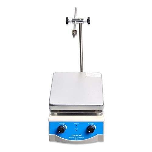 JoanLab Lab SH-3 Magnetic Stirrer Hot Plate, Stir Plate, Magnetic Mixer, 3,000mL, 100~1600rpm, 500W, 350°C Magnetic Stirrer Hot Plate, Heated Magnetic Stirrer, Lab Hot Plate Magnetic Stirrer