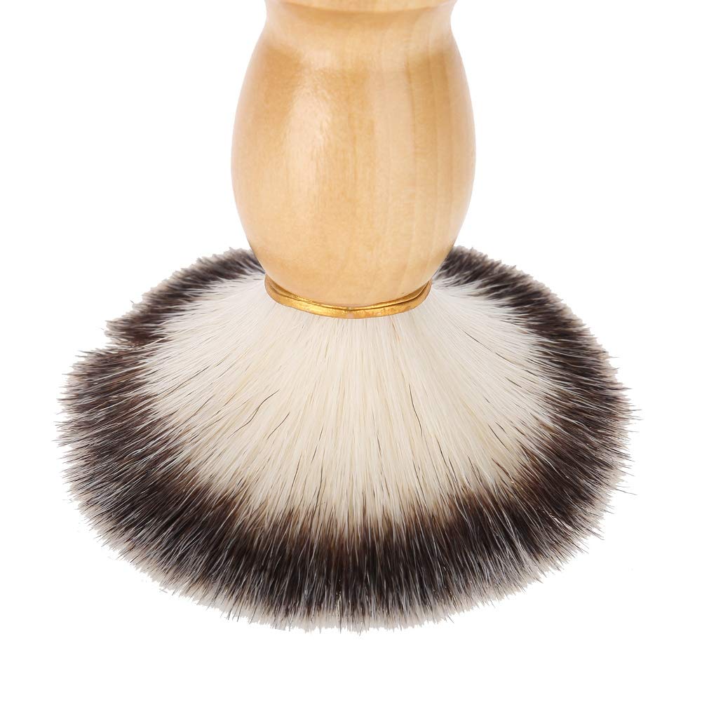 Sonew Beard Shaving Set, Professional Atainless Steel Bowl Holder Brush Shaving Tool Mustache for Men