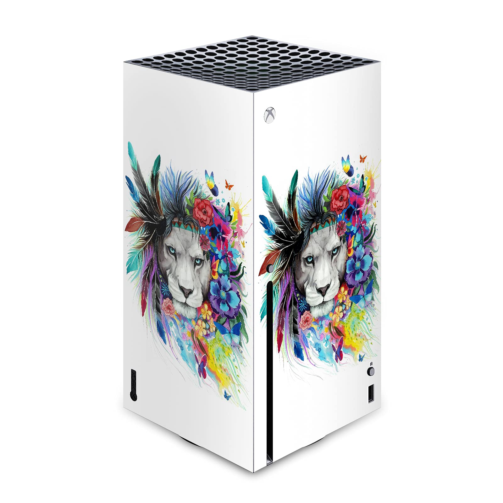 Head Case Designs Officially Licensed Pixie Cold King of The Lions Art Mix Vinyl Sticker Gaming Skin Case Cover Compatible with Xbox Series X Console