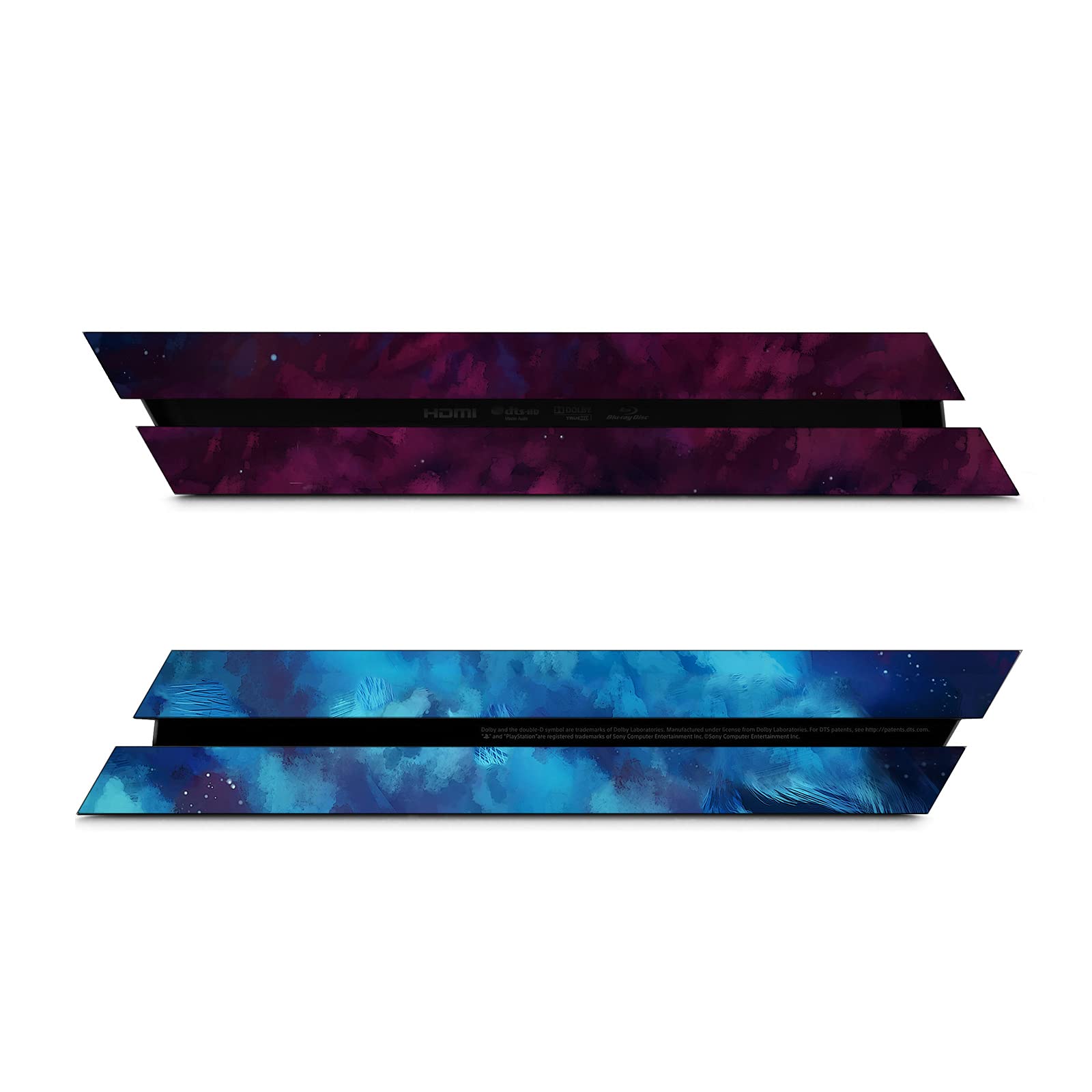 Head Case Designs Officially Licensed Jonas "JoJoesArt" Jödicke Wolf Galaxy Art Mix Matte Vinyl Sticker Gaming Skin Case Cover Compatible With Sony PlayStation 4 PS4 Console