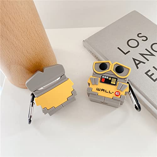 for AirPod 3 Fashion Design Fun 3D Cool Girls Boys for Air Pods 3 3rd Case (2021 New) ,Silicone Cartoon Anime Cover Case for AirPods 3rd Generation Charging Case (Wall·E)
