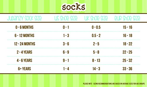 juDanzy Knee High Socks With Grips for Babies, Toddlers & Children (one pair) (2-4 Years, Green and white stripe)