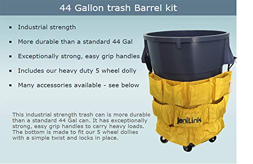 janiLink 44 GAL Barrel, Dolly and Caddy Bag Kit