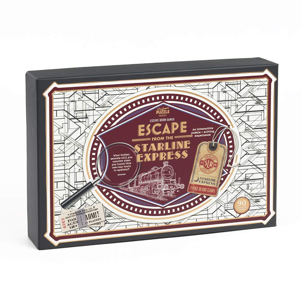 Escape from The Starline Express - Escape Room Game - Multiplayer Brain-Teasing Game / Escape The Room Game by Professor Puzzle.