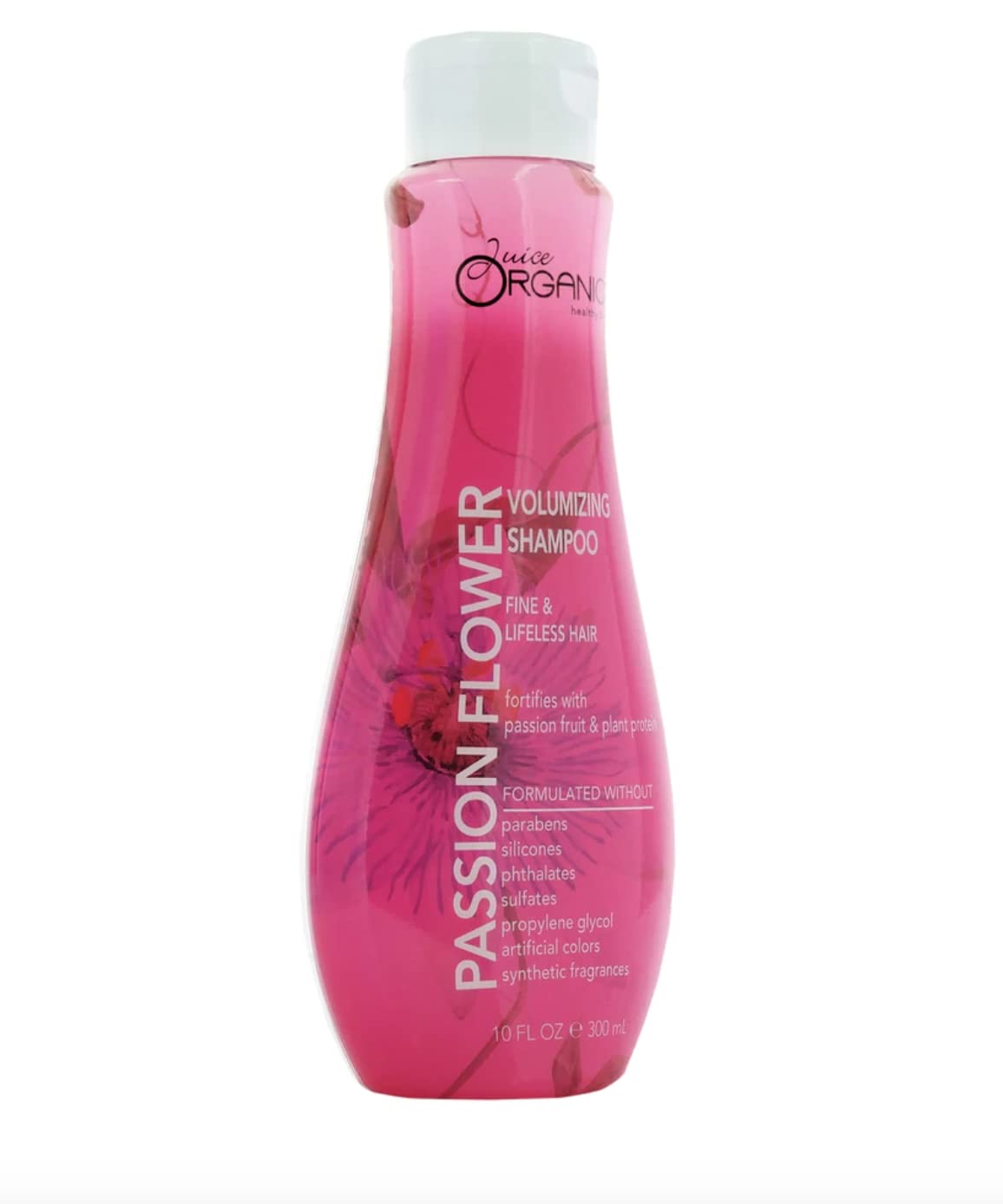 Juice Beauty Passion Flower Volumizing Shampoo - 300 mL - Promotes Thicker Hair, Deeply Cleanses + Improves Shine - Vegan, Cruelty Free